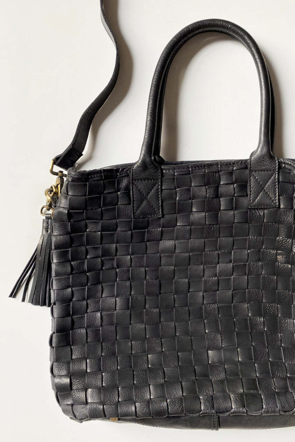 CUT N PASTE BAGS CNP BRYANT WOVEN TRAVEL BAG - Black | Garmentory