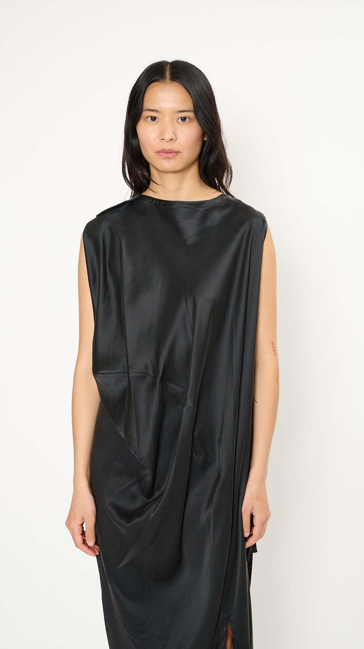 Issey Miyake Brass Clad Dress - Black | Garmentory