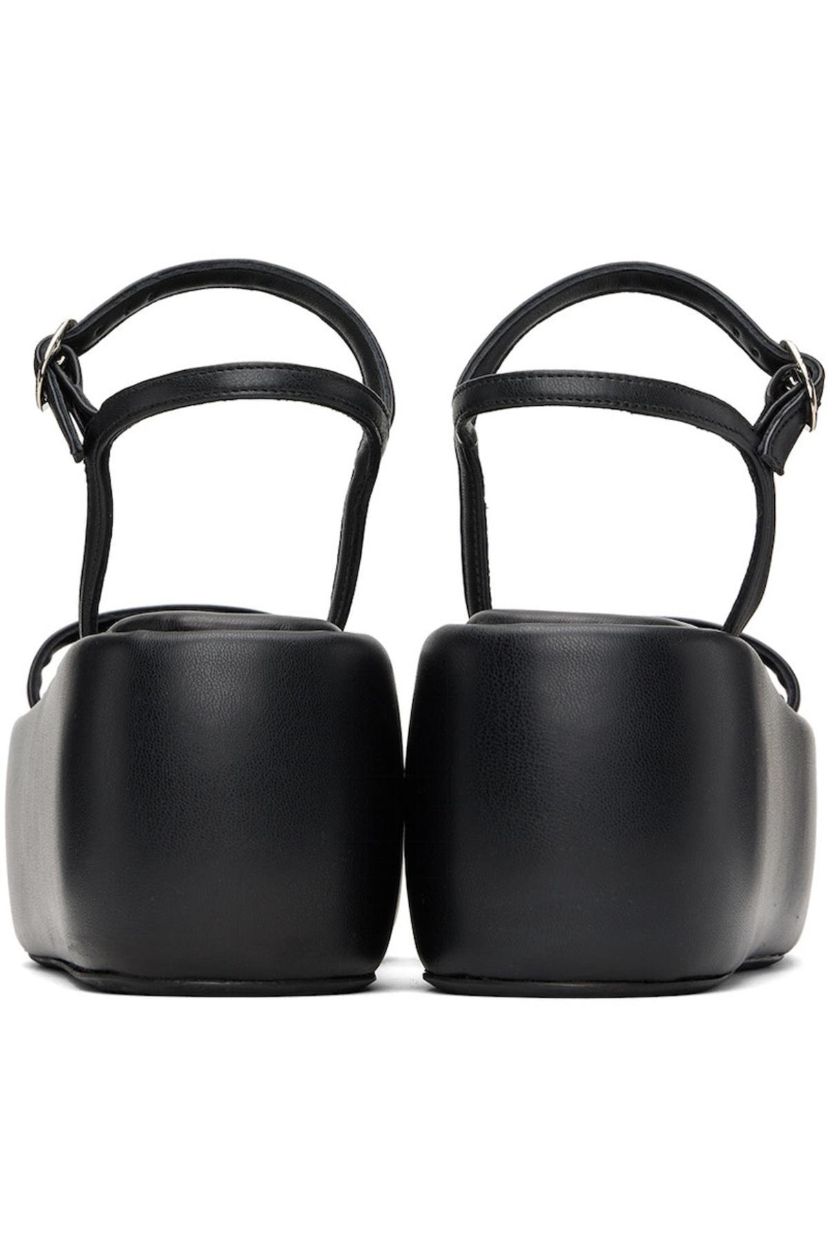 Simon Miller High Raft Platform Sandals - Black | Garmentory