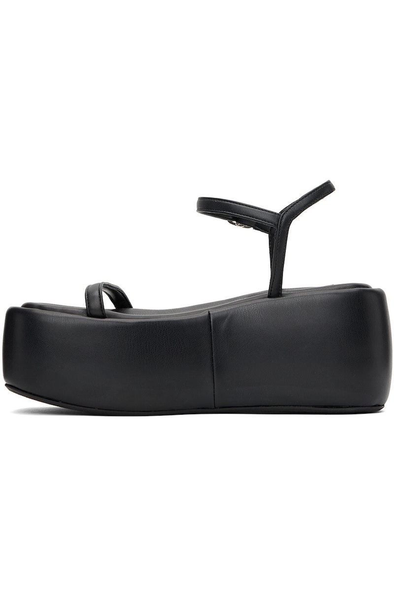 Simon Miller High Raft Platform Sandals - Black | Garmentory