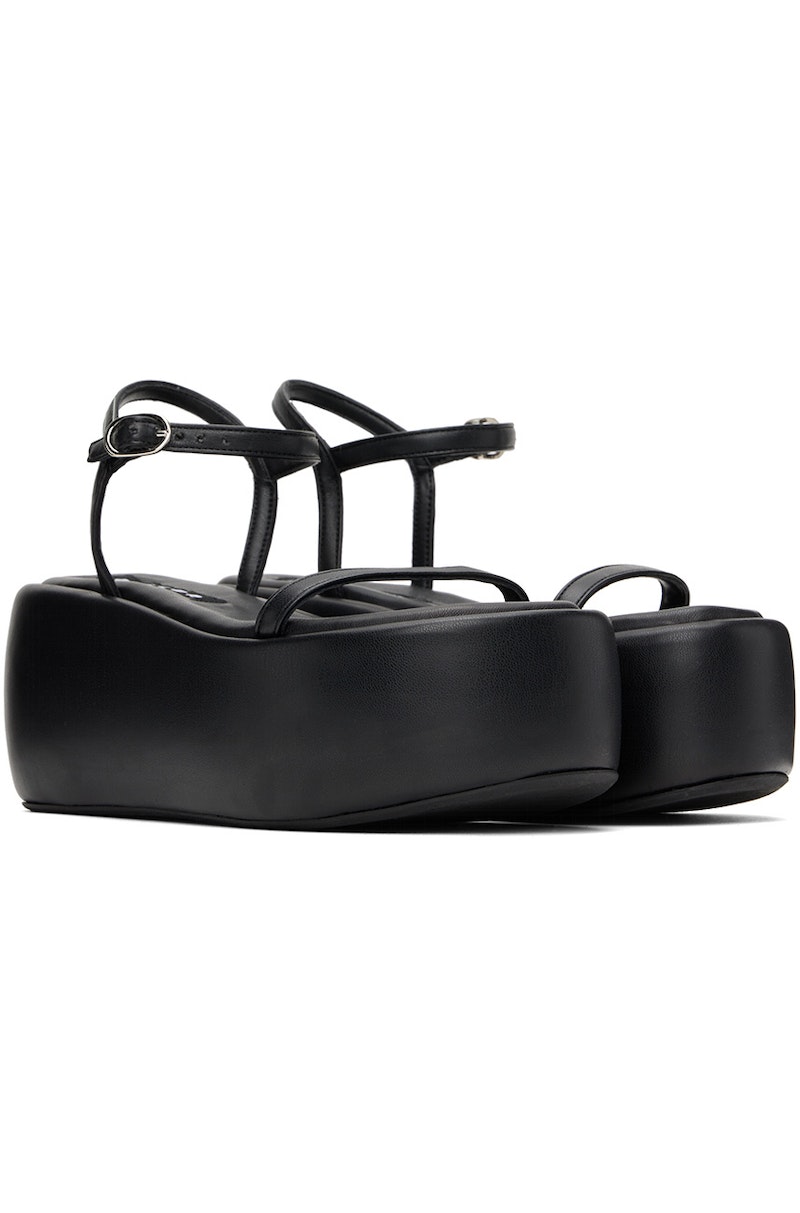 Simon Miller High Raft Platform Sandals - Black | Garmentory