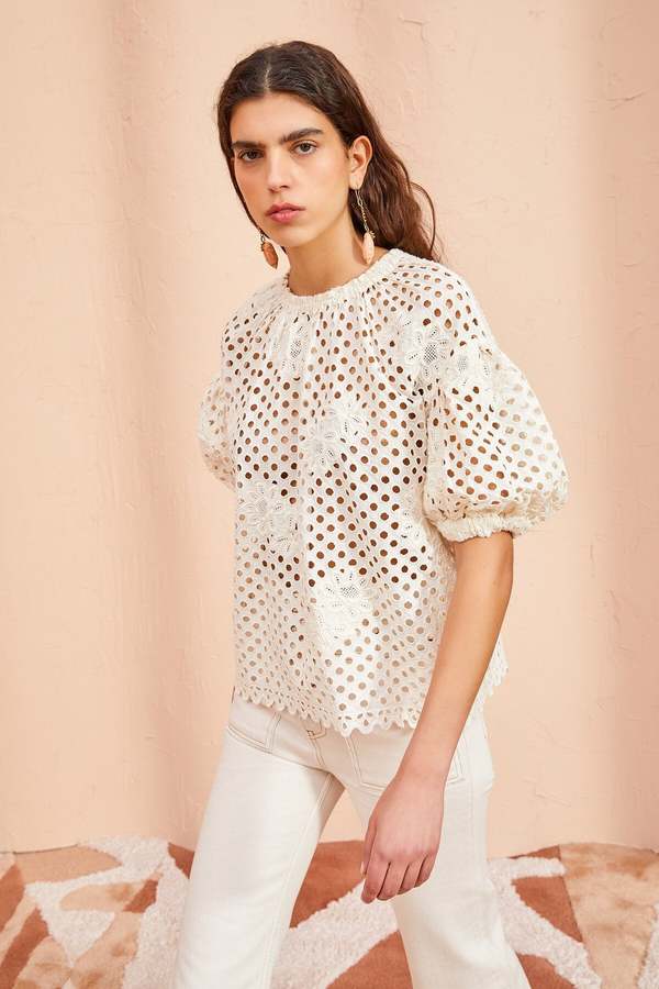 Ulla Johnson Grace Top - Terracotta | Garmentory