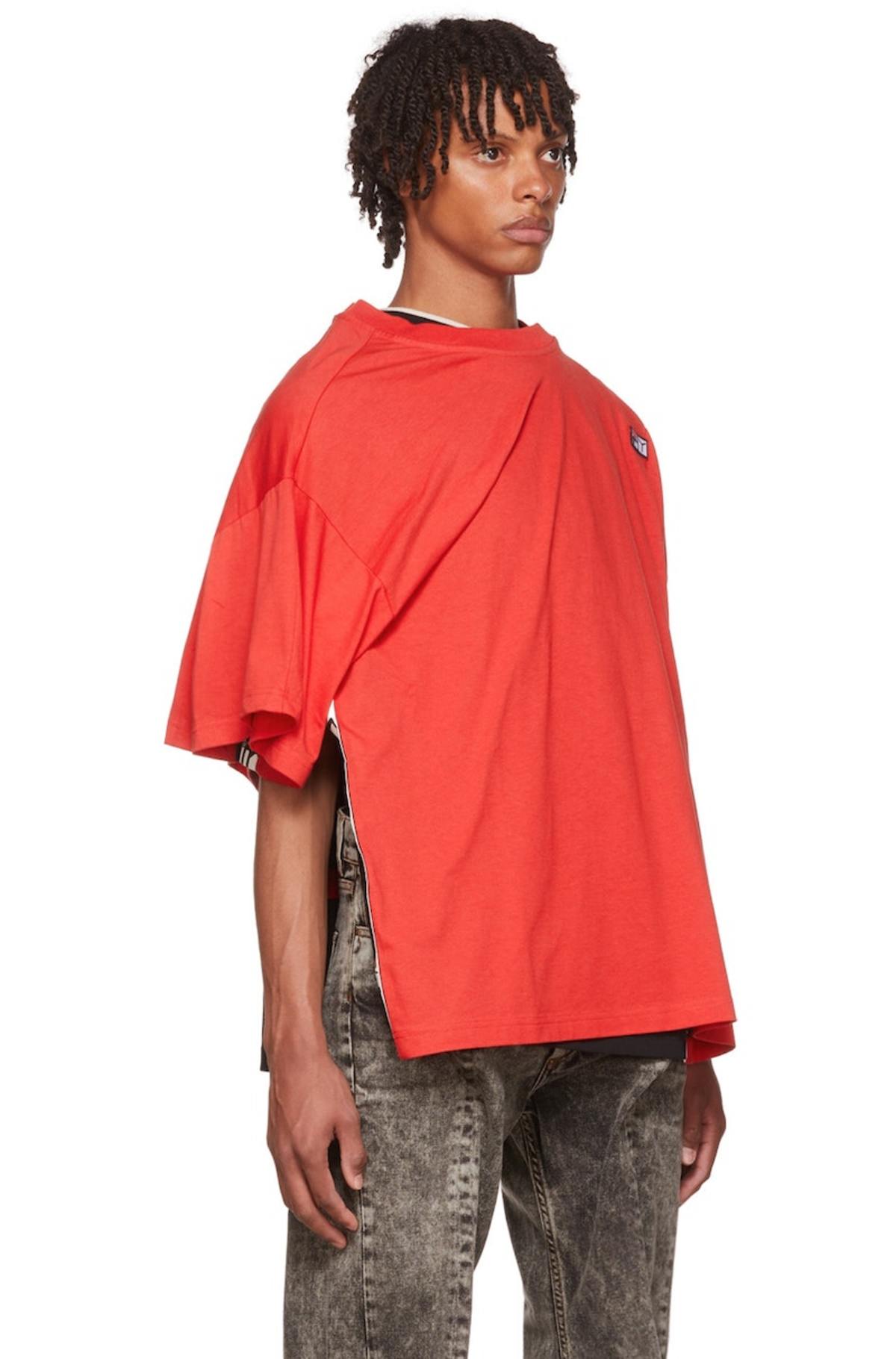 YProject Fila Edition T-Shirt - Black | Garmentory