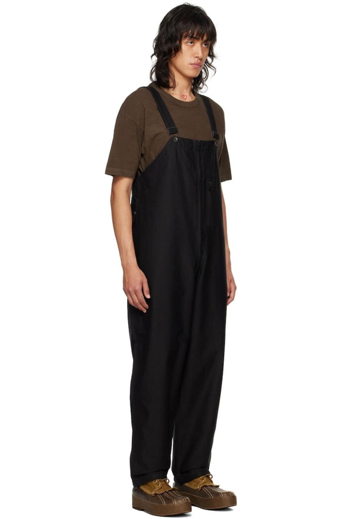 BEAMS PLUS Peace Dye Military Overalls - Black | Garmentory