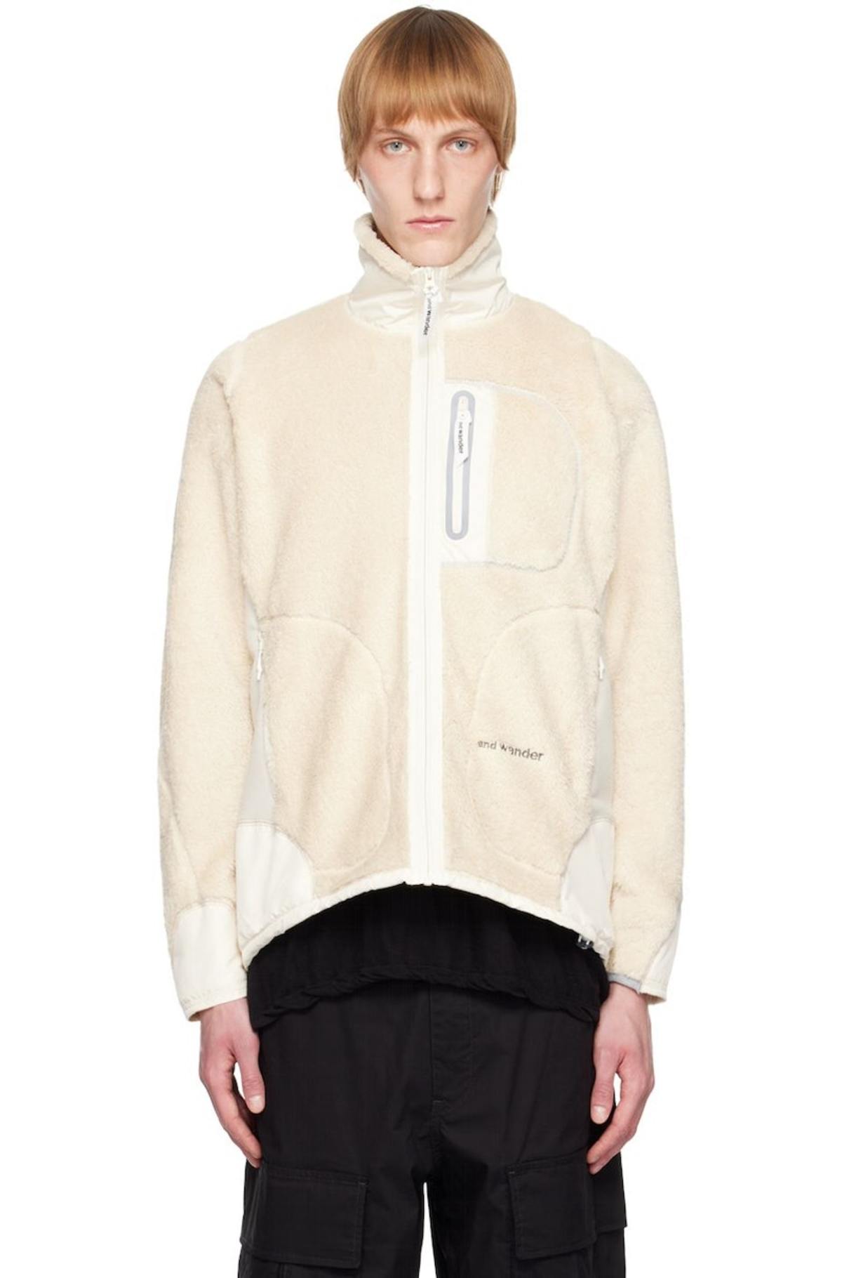 and wander Reflective Jacket - Off-White | Garmentory
