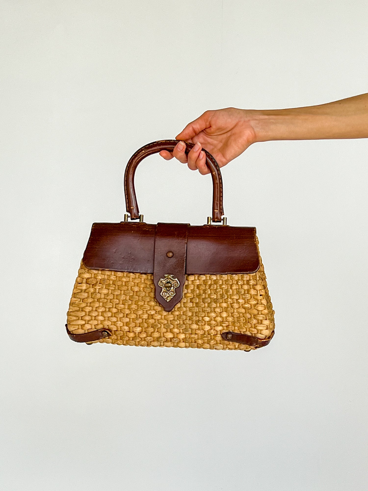 Vintage 1940s Basket Purse | Garmentory