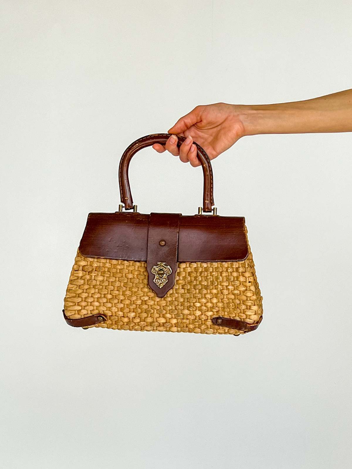 Vintage 1940s Basket Purse | Garmentory