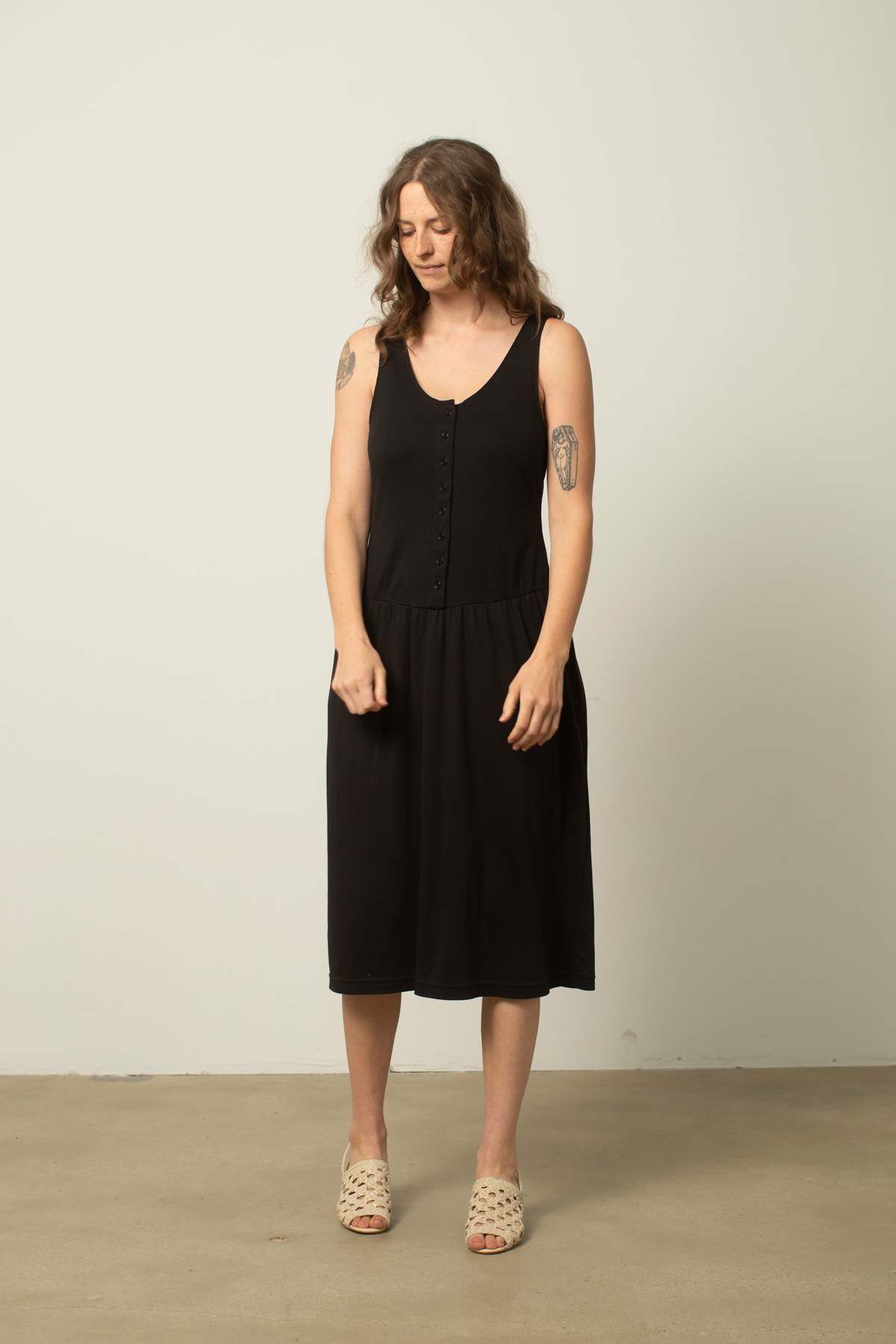 Preservation Vintage Tank Dress - Black | Garmentory