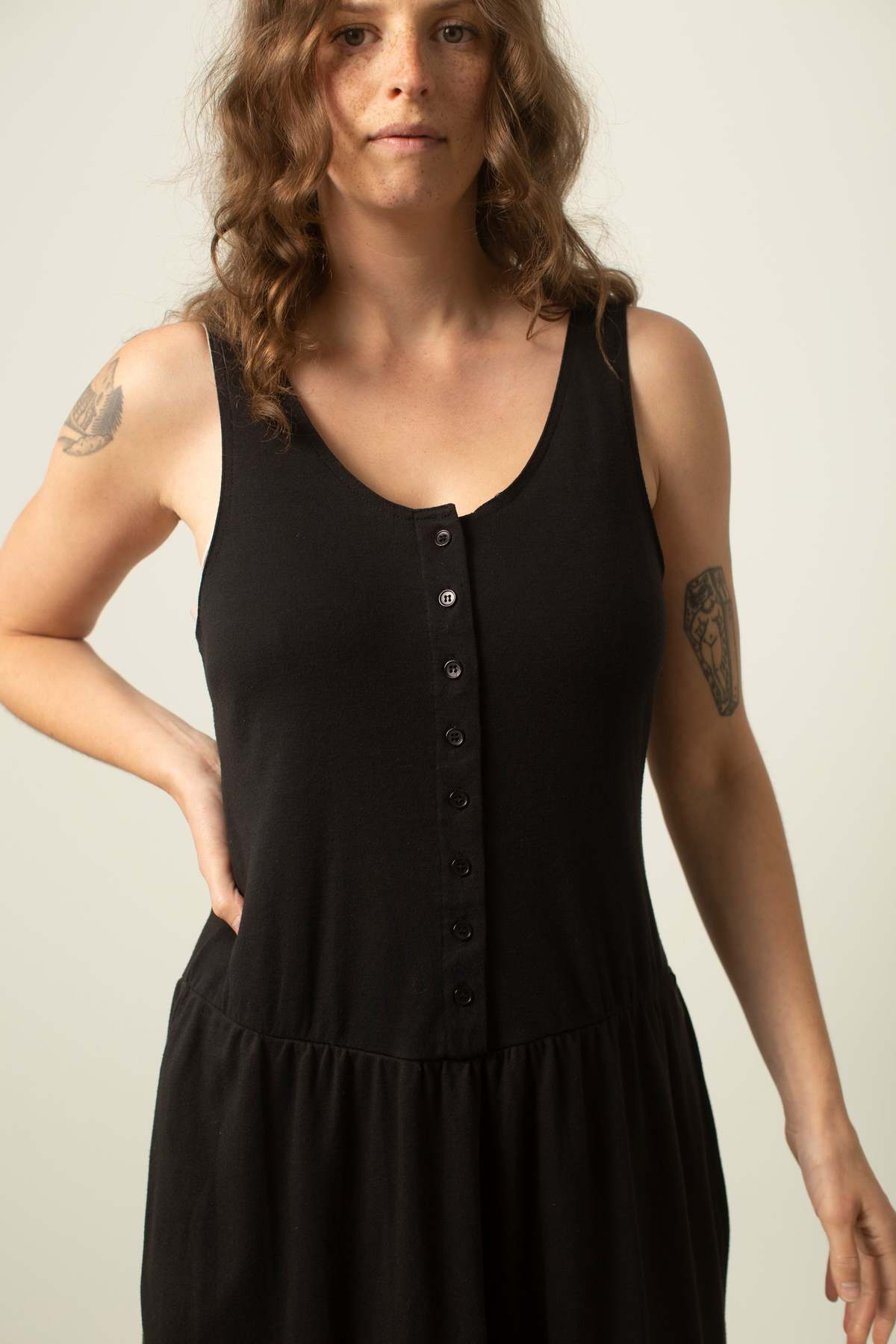 Preservation Vintage Tank Dress - Black | Garmentory