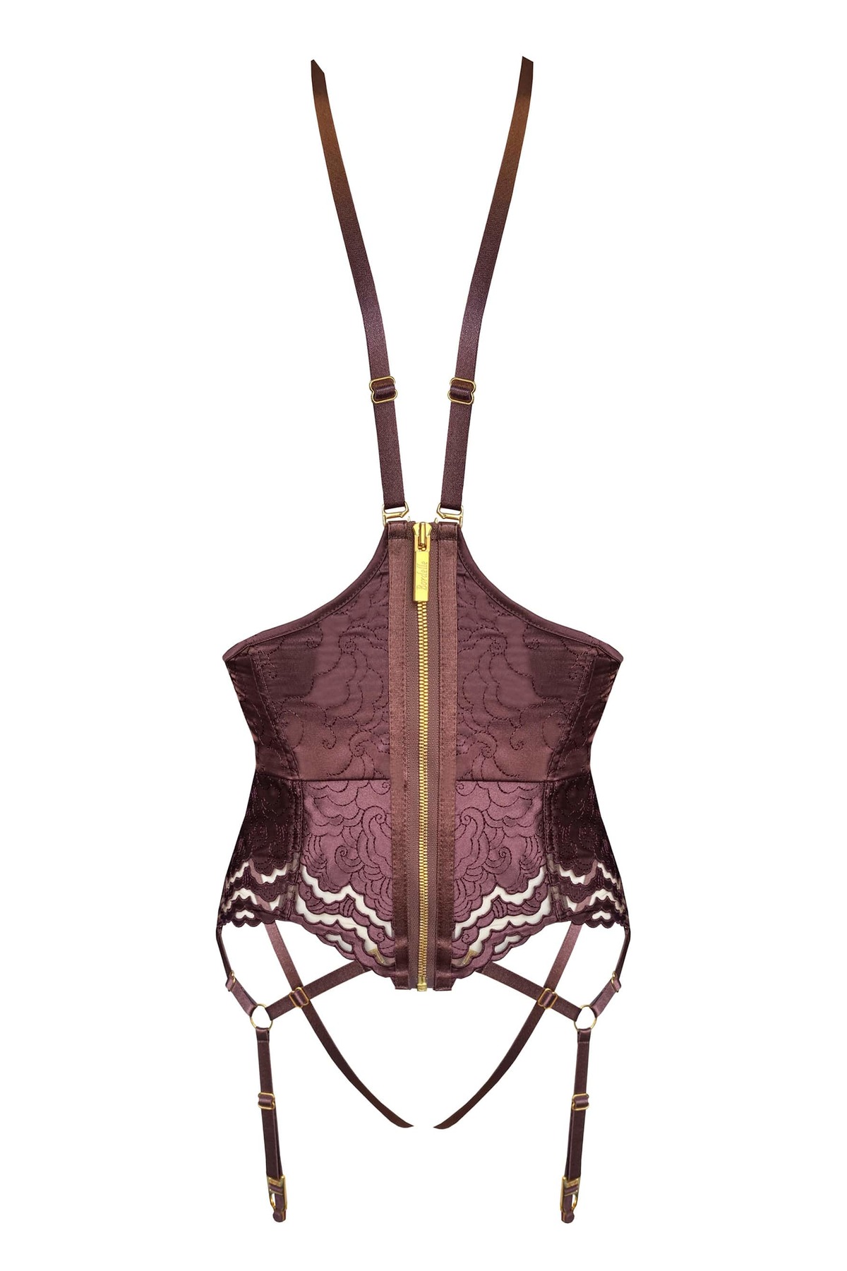 Dala Underbust Basque - Plum | Garmentory