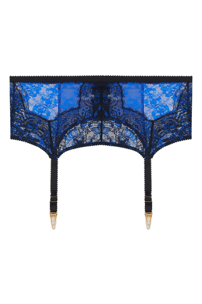 Lyla Suspender - Bright Blue/Black | Garmentory