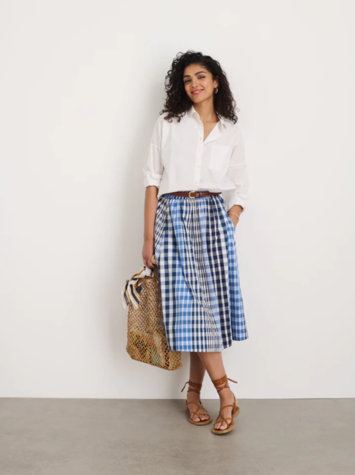 Alex Mill Standard Pull-On Skirt - Madras Plaid | Garmentory
