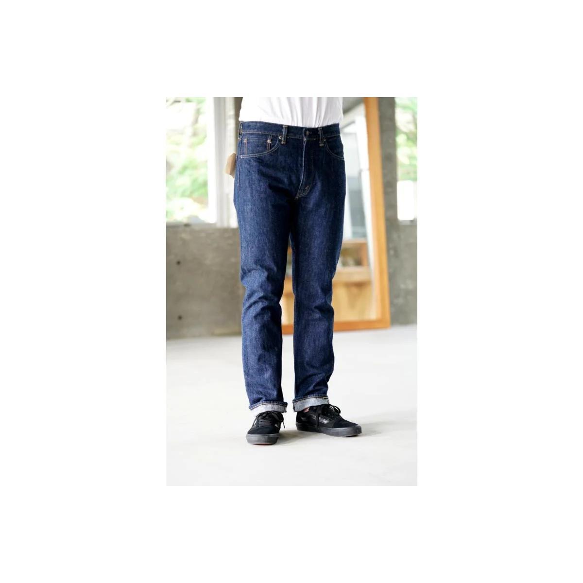 Orslow 107 Ivy Fit Selvedge Denim One Wash Jeans - Blue | Garmentory