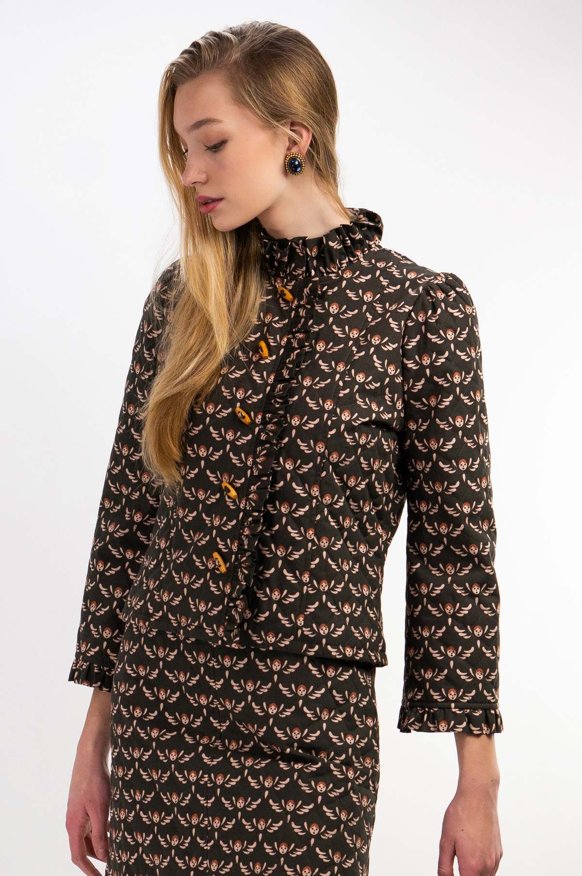 Kristinit Quilted Angel Jacket - Prints | Garmentory