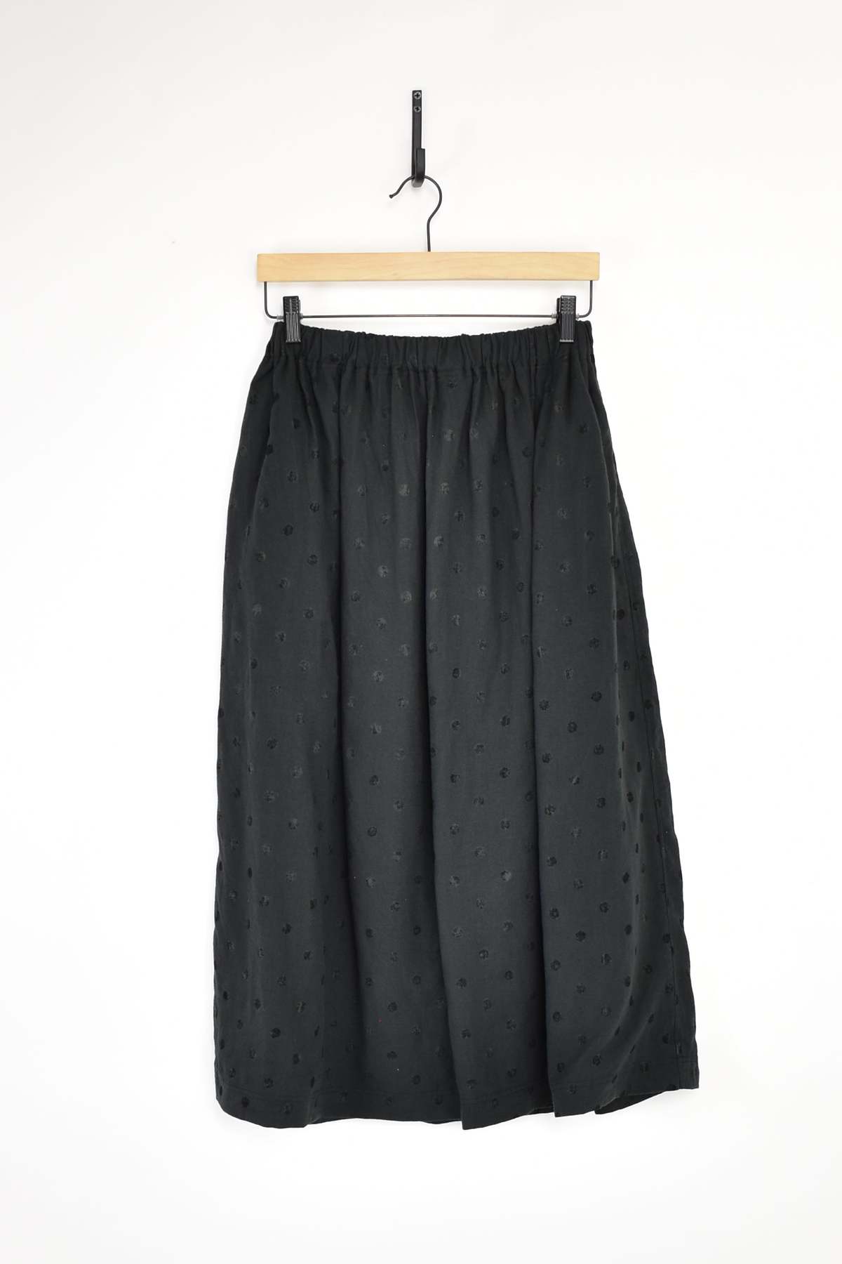Azumadaki Ramie Flocky Dot Skirt | Garmentory