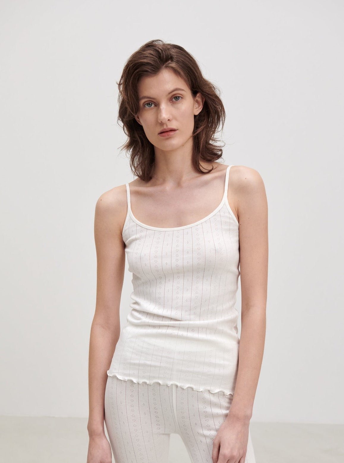 skall studio Edie Cami Top - Off White | Garmentory