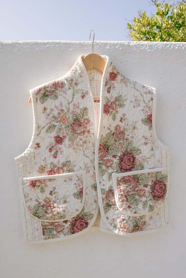Jess Meany Soft Rose Ava Vest - Soft Rose | Garmentory