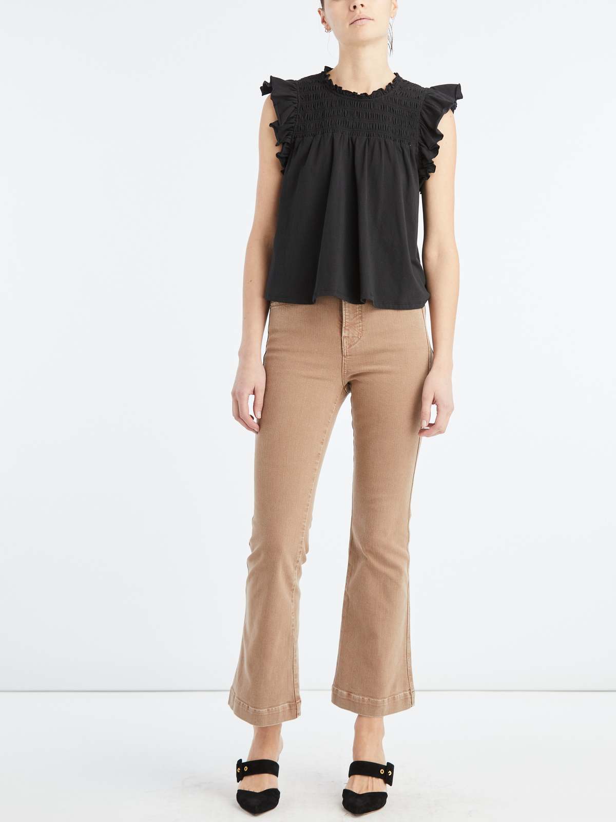Carson High Rise Ankle Flare | Garmentory