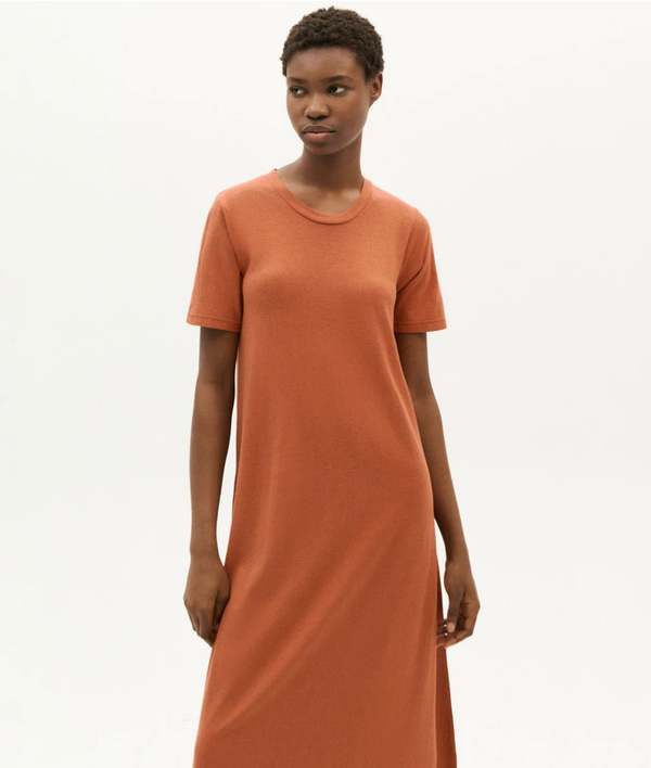 Thinking MU Hemp Dress - Clay | Garmentory