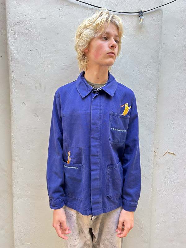 Artist HARE EMBRO WORK JACKET Artist Collab Julia Rothman | Garmentory