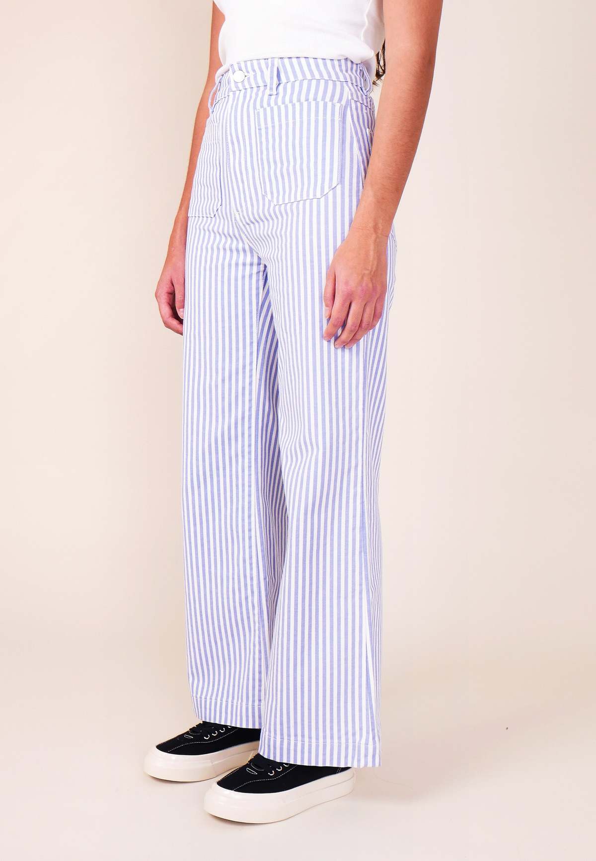Rollas Sailor Jean - Laura Wisteria Stripe | Garmentory