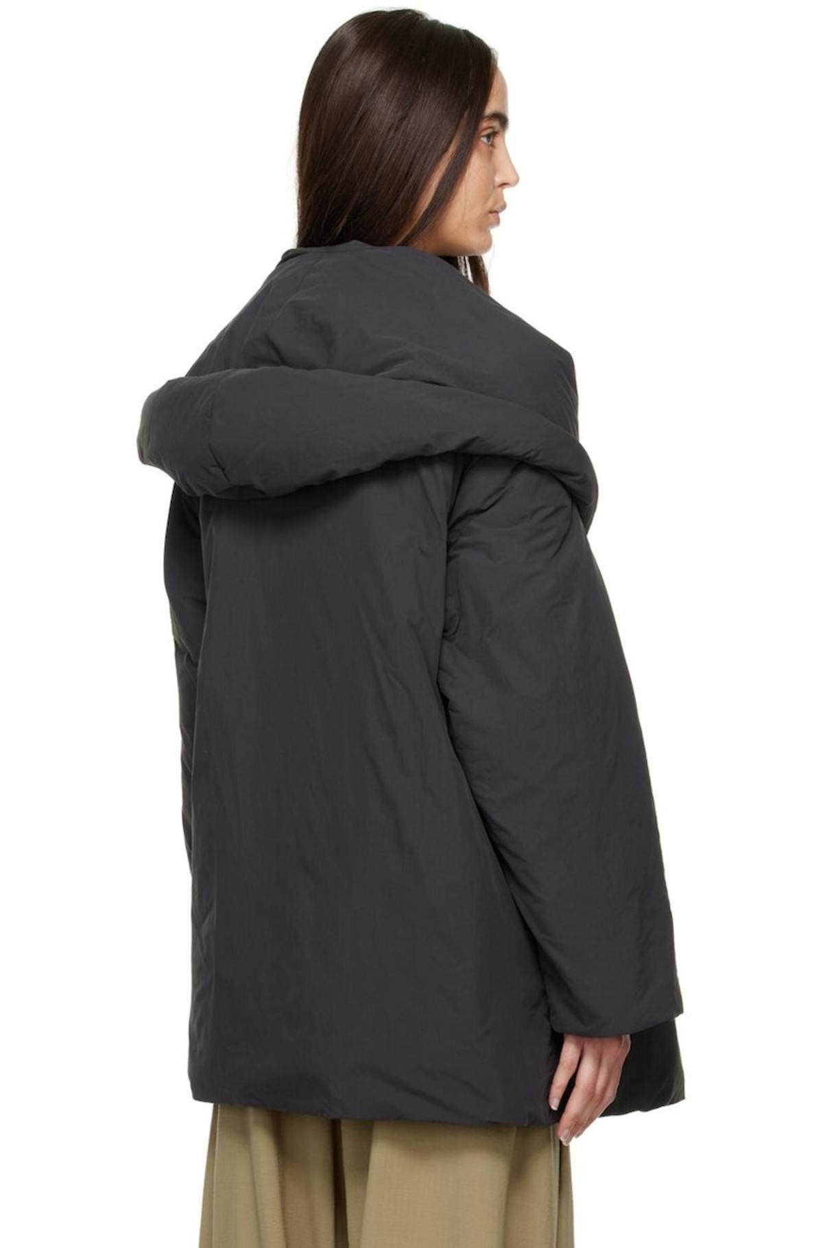 Studio Nicholson Black Nile Puffer Coat | Garmentory