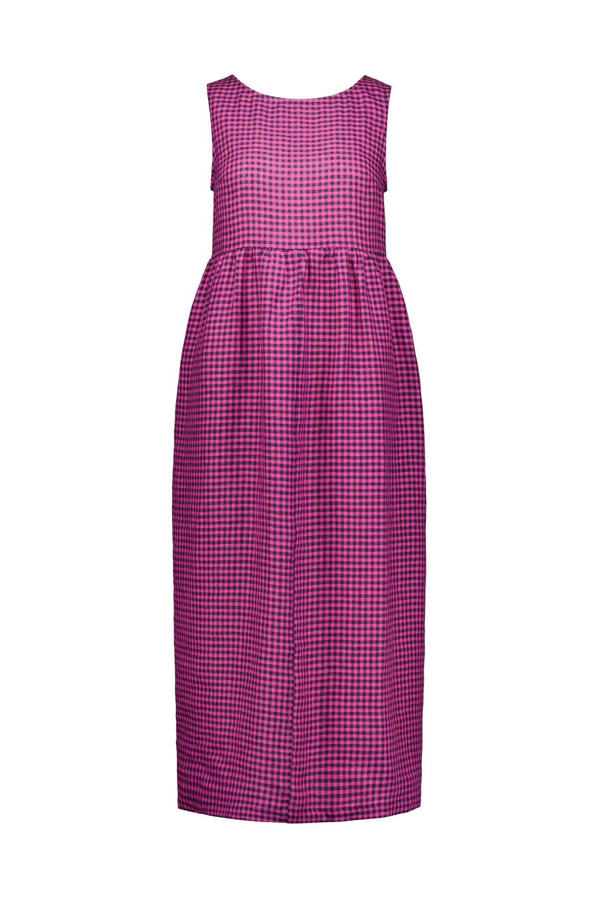 hej hej Double Cross Dress - Pink Gingham | Garmentory