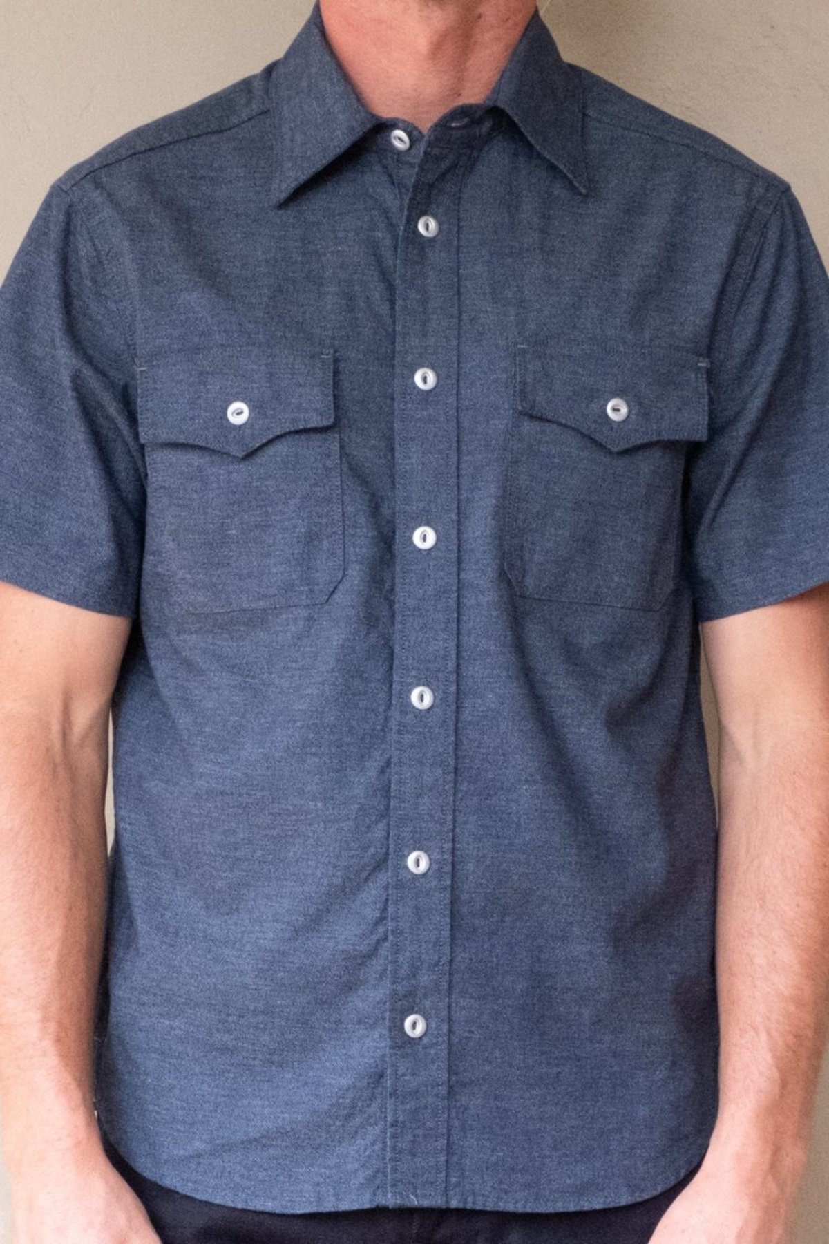 Freenote Cloth Scout Shirt - Navy | Garmentory