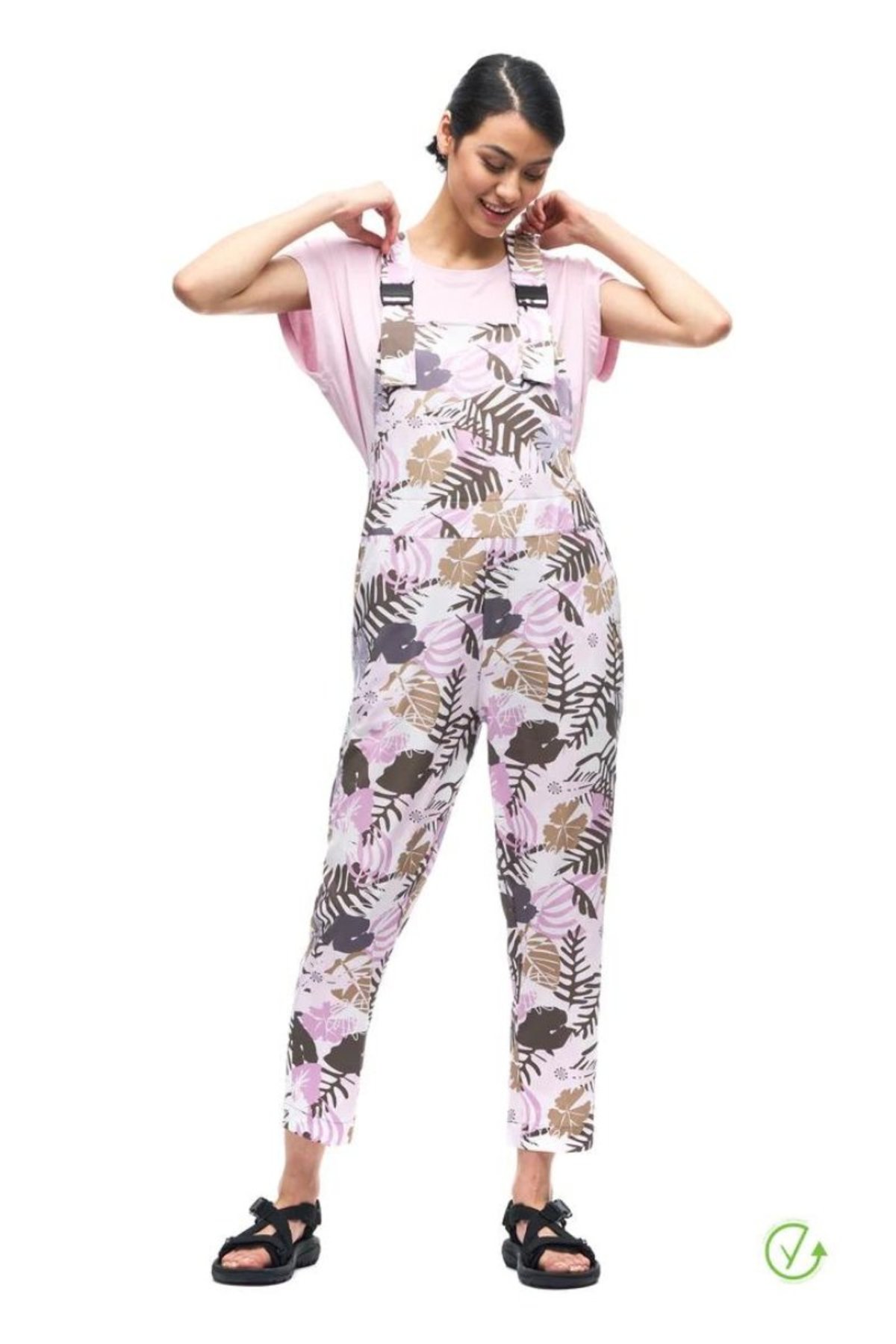 Indyeva Arin Overalls - Old Flame Botanical | Garmentory
