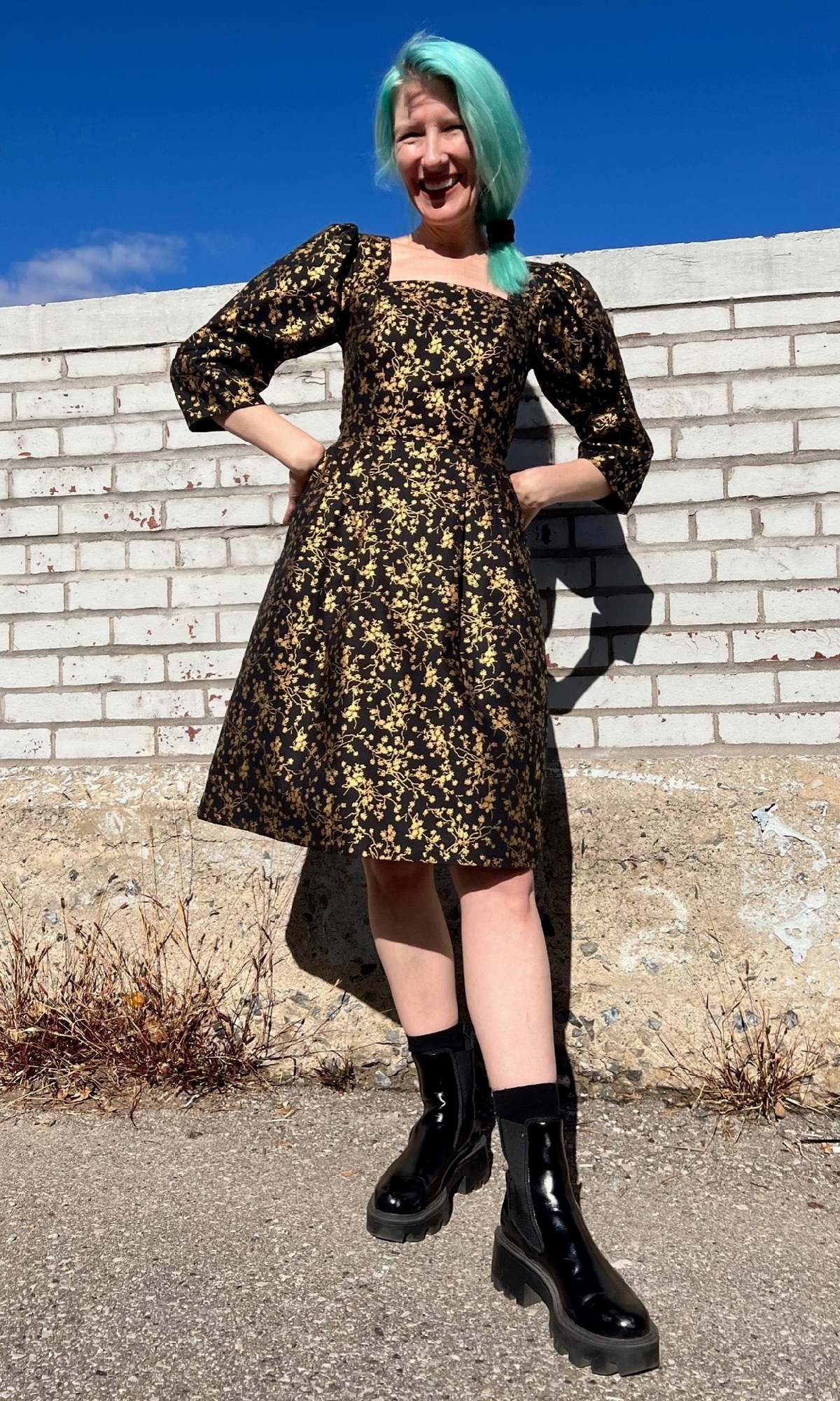 Birds of North America Helldiver Dress - Eternal Midnight | Garmentory