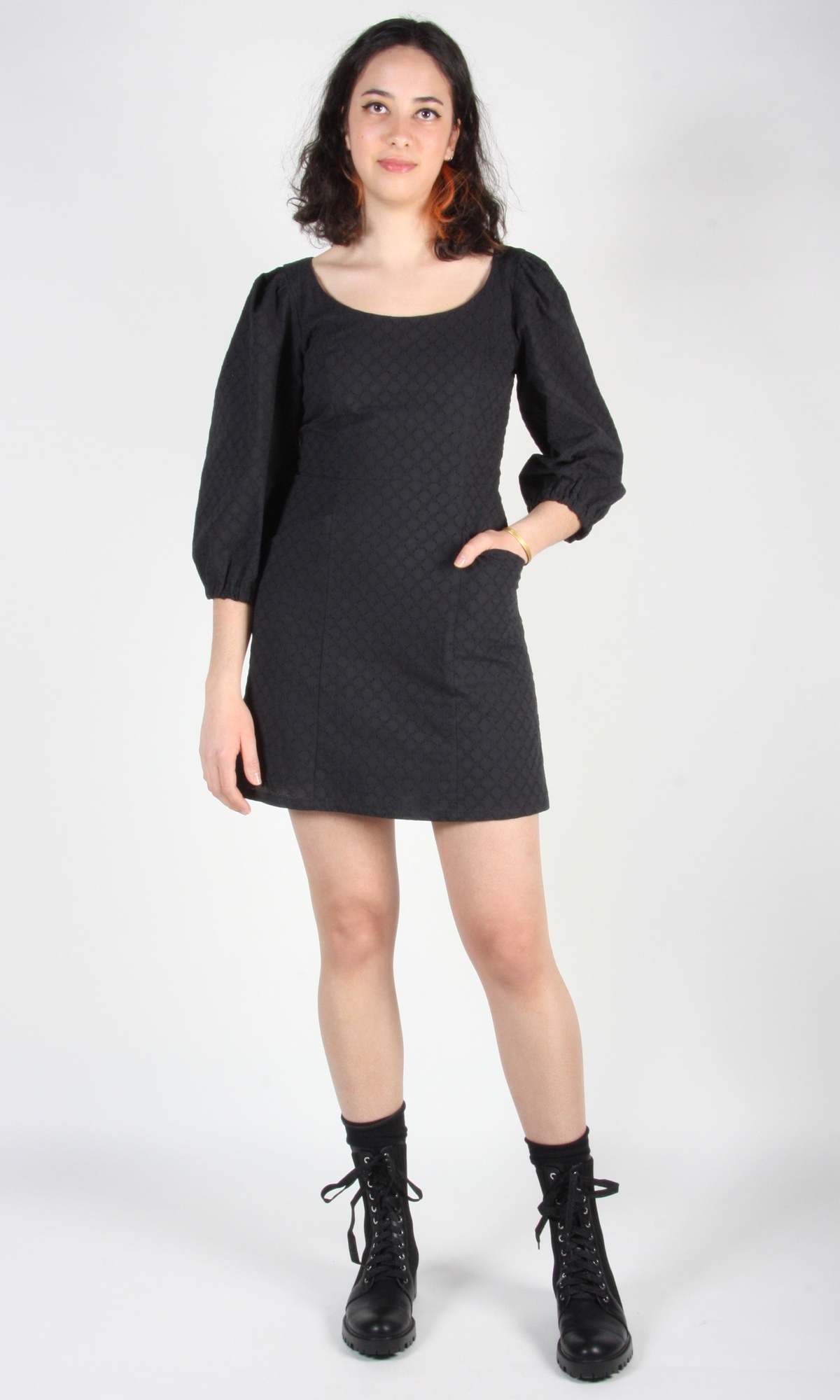 Birds of North America Hummingbird Dress - Black | Garmentory