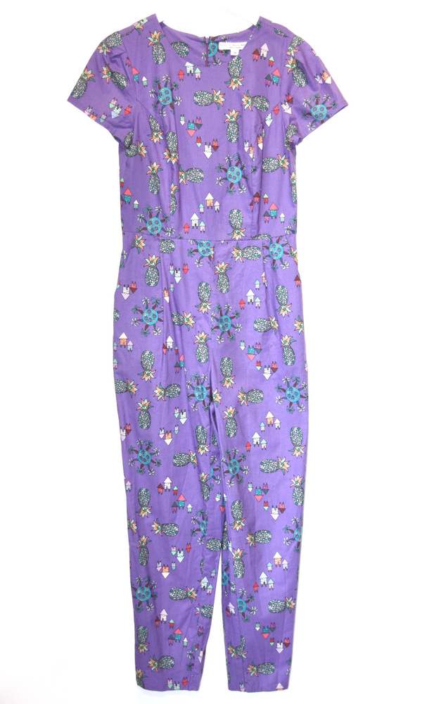 RN - 10 - Auk Jumpsuit - Purple Pineapple Party | Garmentory