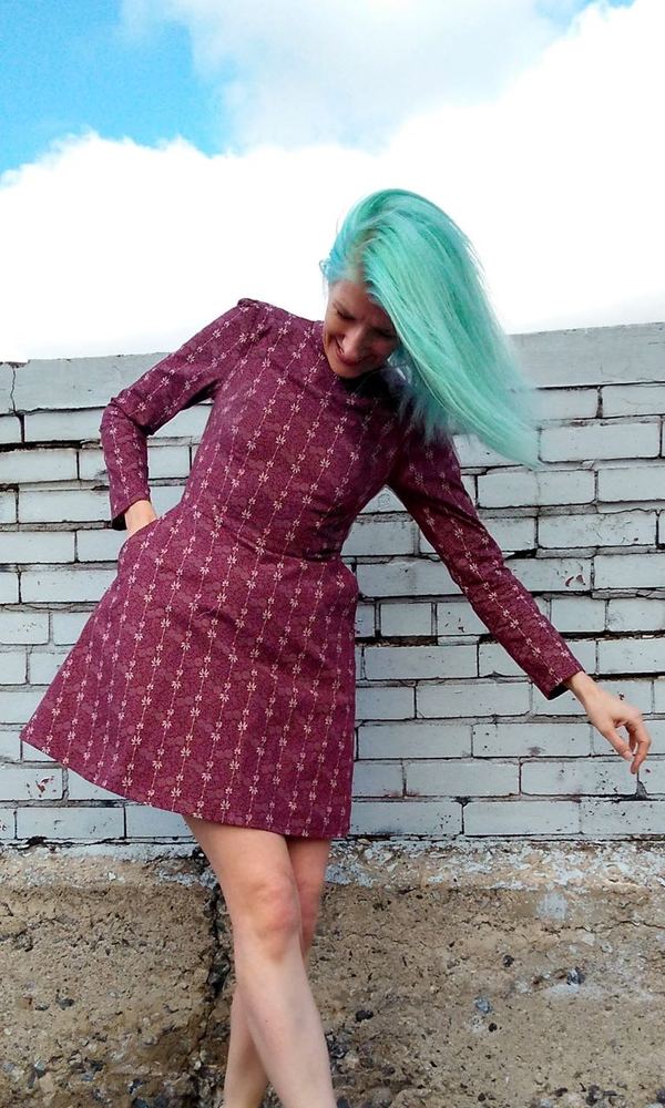 Birds of North America Topaz Dress - Amaranth Grove | Garmentory