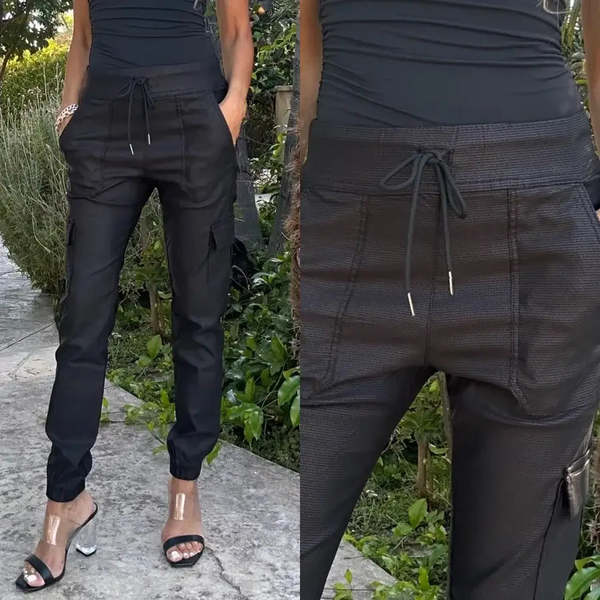 Bevy Flog Gaya Cargo Pant - Black Herringbone | Garmentory
