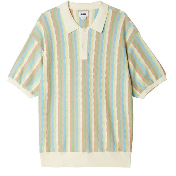 Obey Surface Polo Sweater - Unbleached | Garmentory