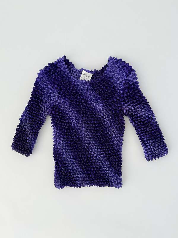 Beverly Hills Scrunch Top - Purple | Garmentory