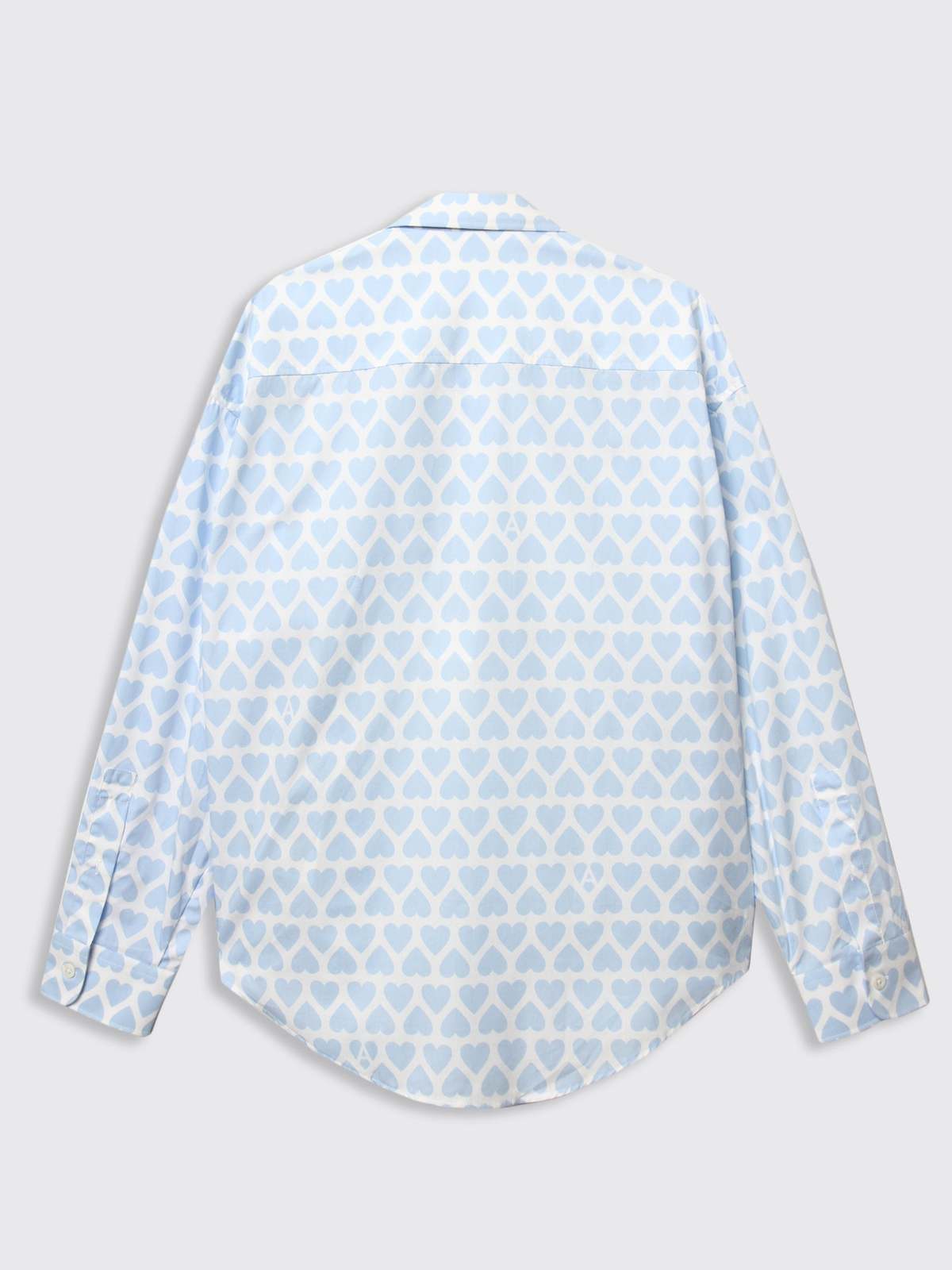 AMI Boxy Fit Shirt - Sky Blue/Natural White | Garmentory