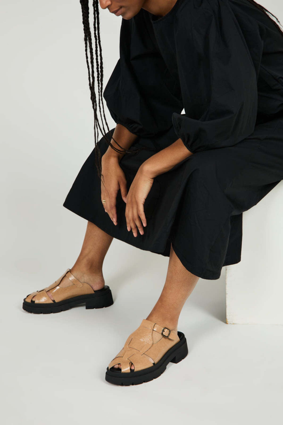 "INTENTIONALLY __________." Kurt Patent Fisherman Mule - Clay | Garmentory