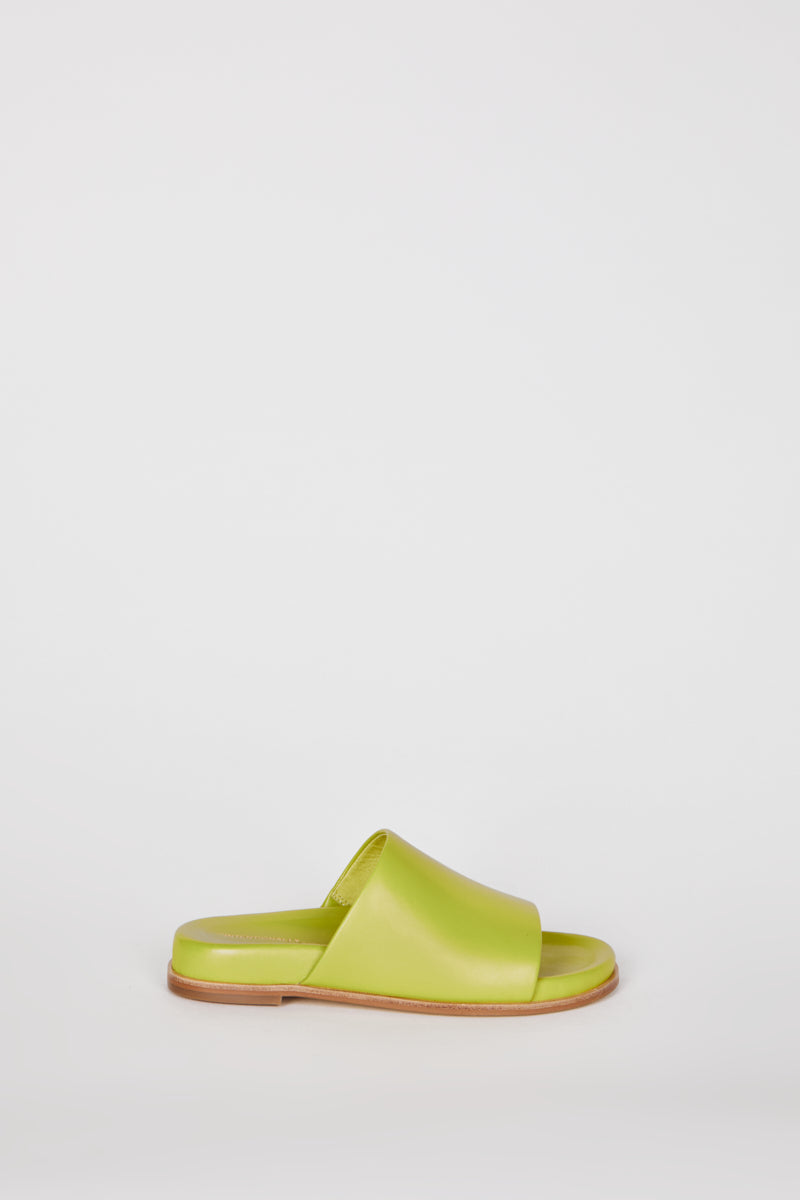 "INTENTIONALLY __________." Pippy Slip On Sandal - Black | Garmentory