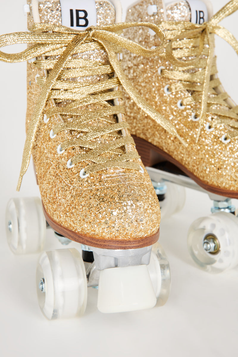 "INTENTIONALLY __________." PRE PARTY ROLLER SKATE - Gold/Lilac ...