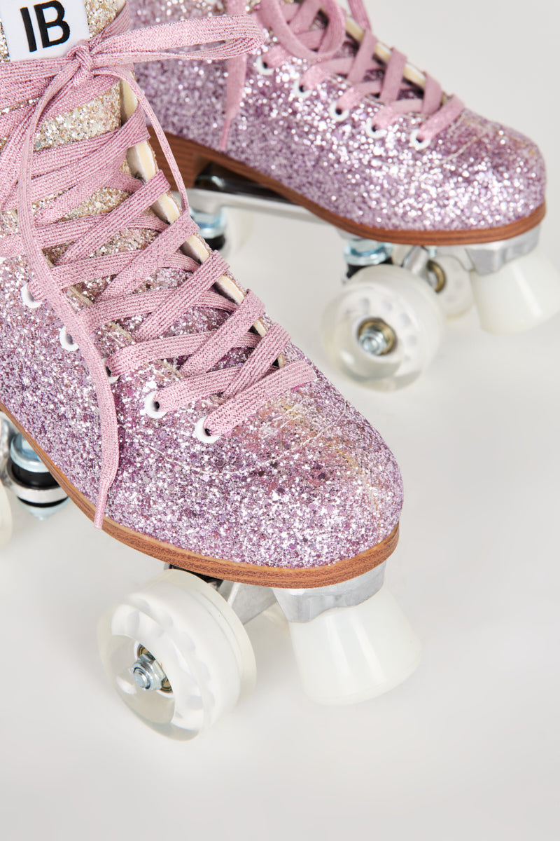 "INTENTIONALLY __________." PRE PARTY ROLLER SKATE - Gold/Lilac ...