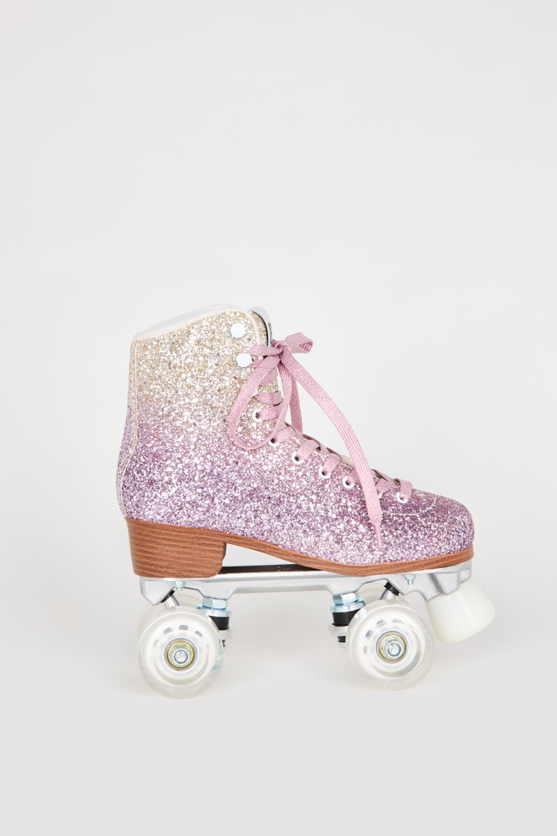 "INTENTIONALLY __________." PRE PARTY ROLLER SKATE - Gold/Lilac ...