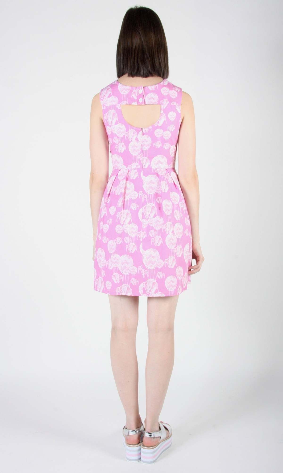 Birds of North America RN375 - 16 - Bulbul Dress - Pink Pachyderm ...