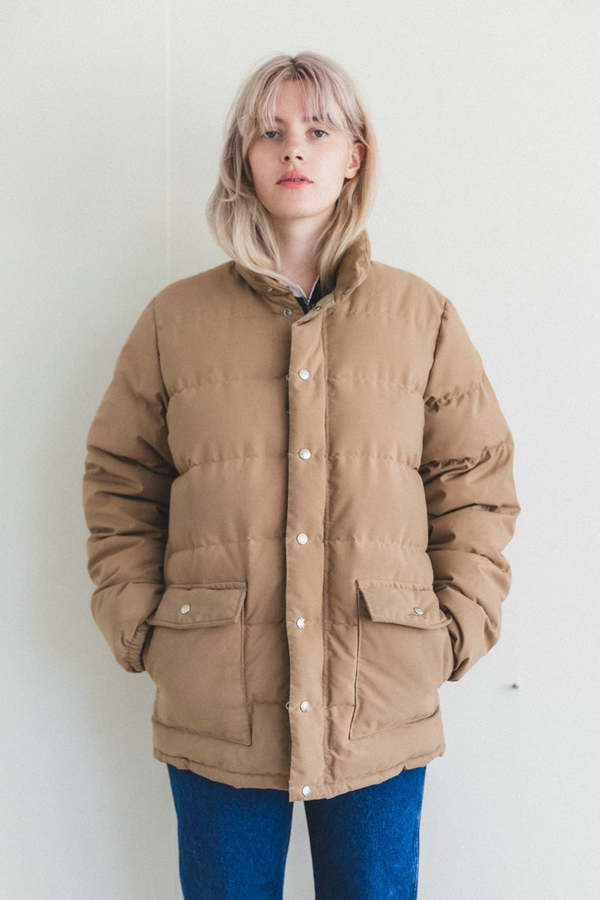 VINTAGE DOWN JACKET - Tan | Garmentory