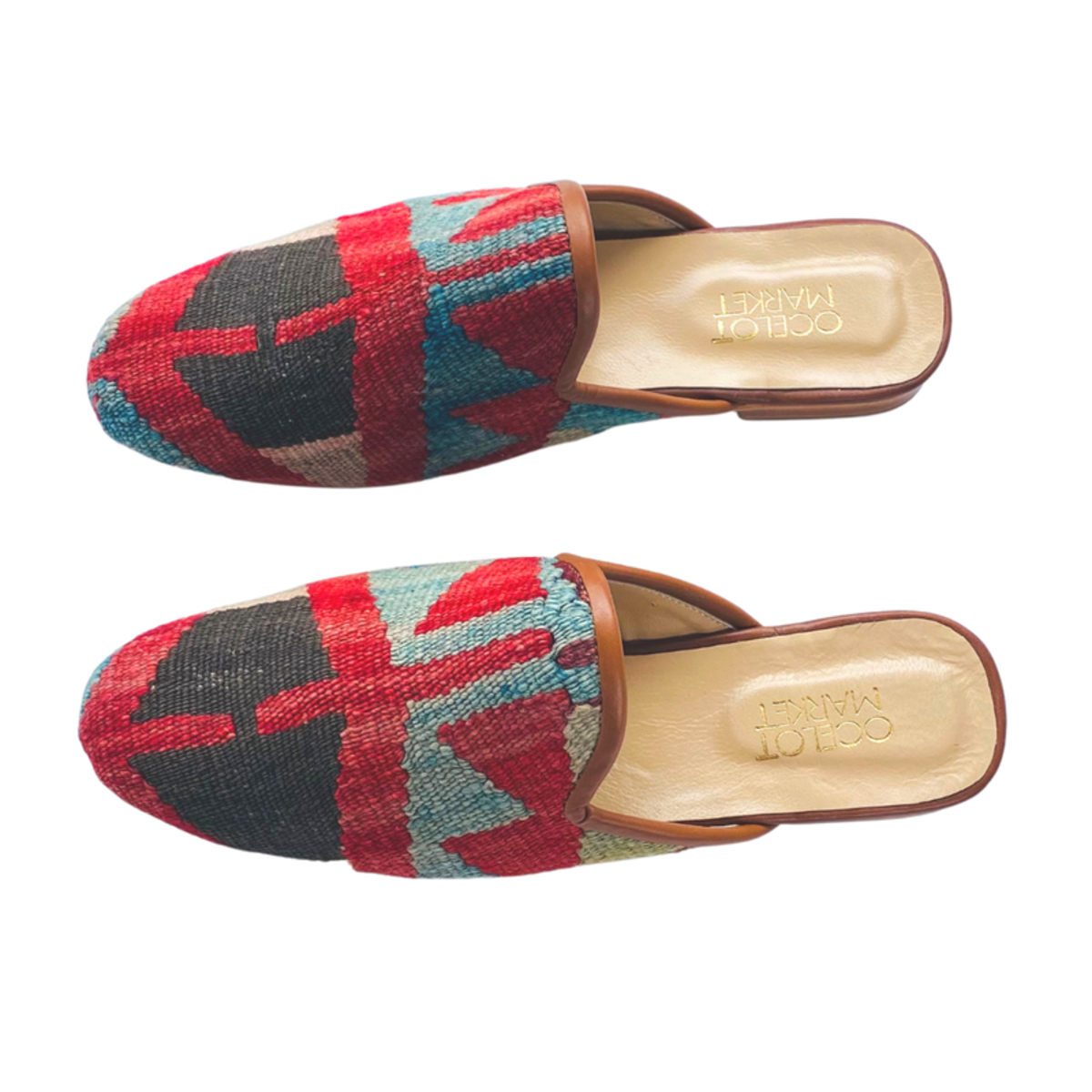 Ocelot Market Turkish Kilim Mule | Garmentory