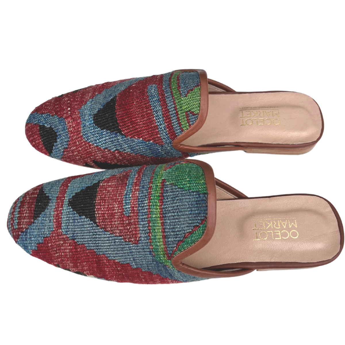 Ocelot Market Turkish Kilim Mule | Garmentory