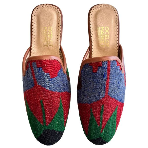 Ocelot Market Turkish Kilim Mules | Garmentory
