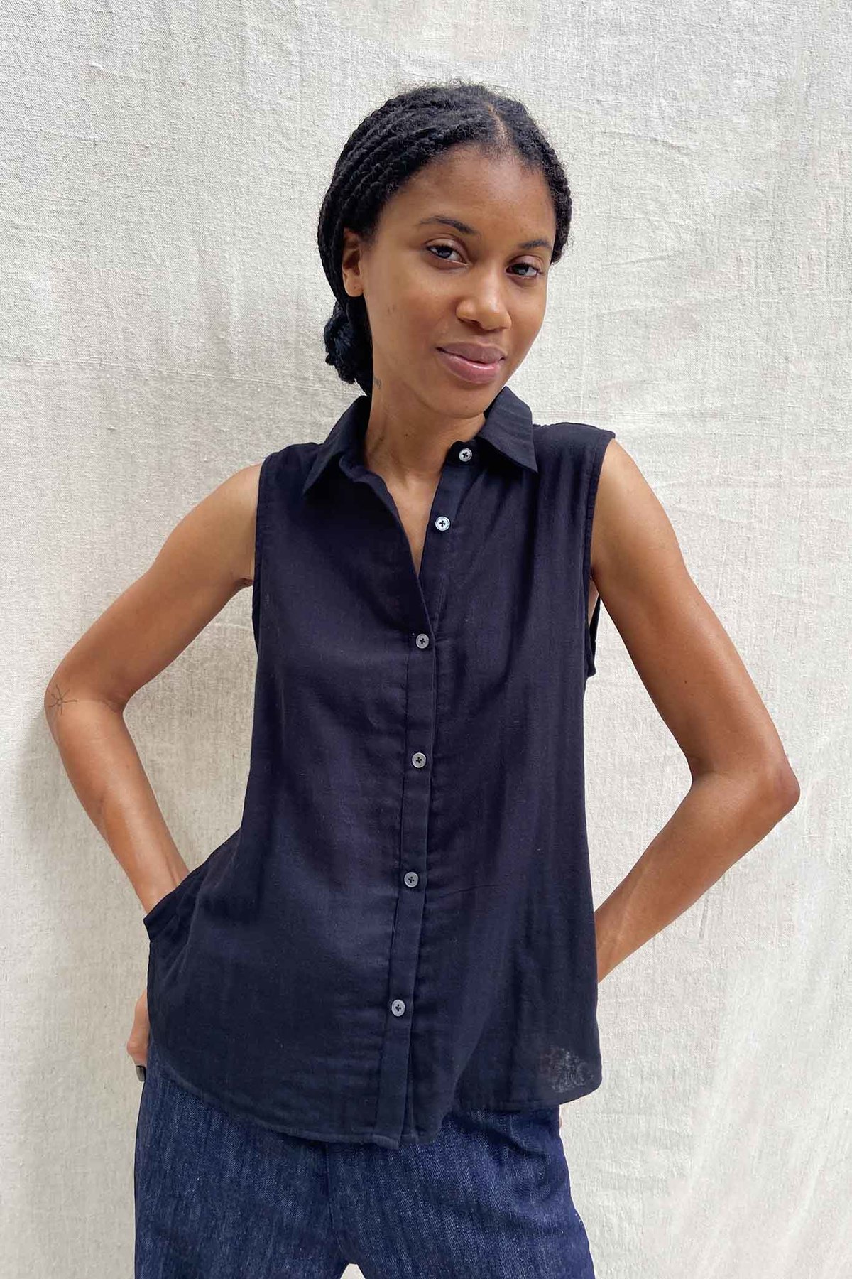 M.PATMOS Ward Shirt - Black | Garmentory