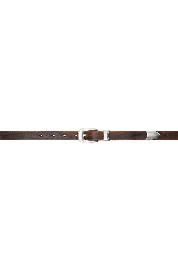Our Legacy 2cm Belt Brown Garmentory