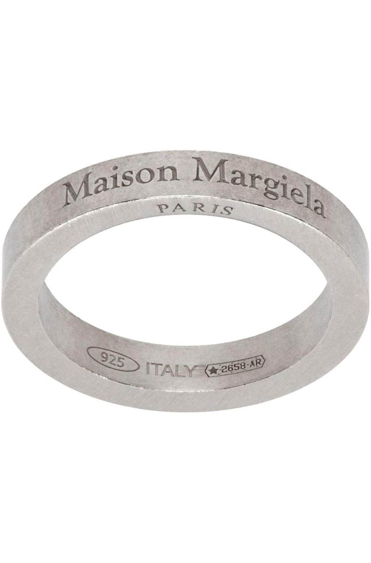 Maison Margiela Logo Ring - Silver | Garmentory